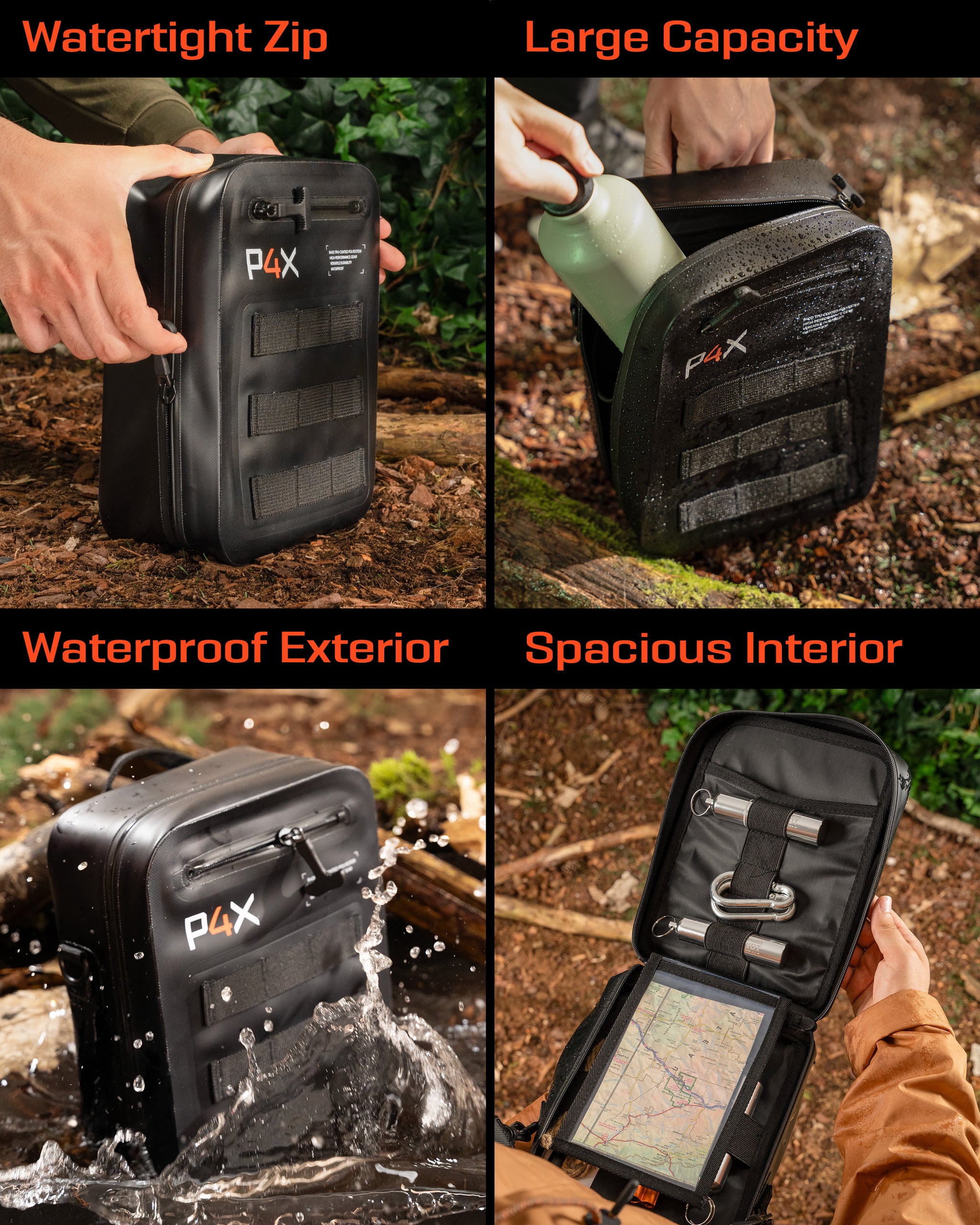 P4X Waterproof Molle Pouch – PREPARED4X