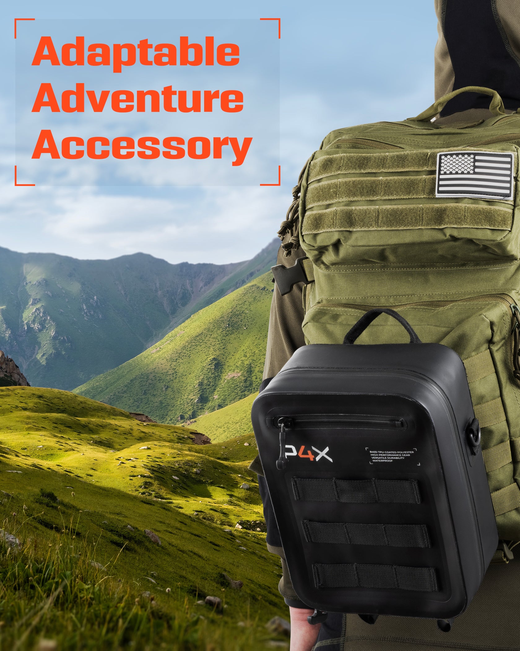 P4X Waterproof Molle Pouch – PREPARED4X